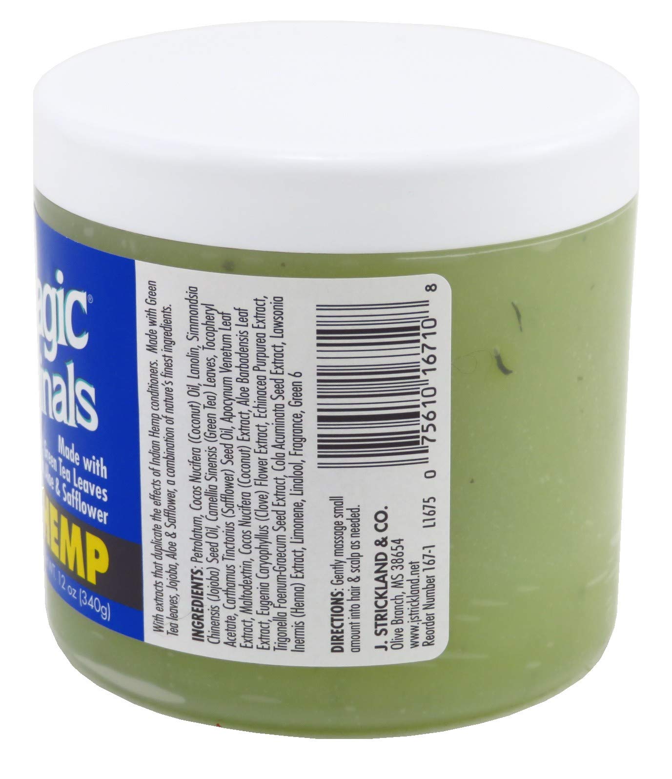 Blue Magic Organics Indian Hemp 12 Ounce Jar (354ml) (3 Pack)