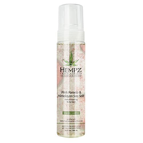 Hempz Pink Pomelo & Himalayan Sea Salt Herbal Foaming Body Wash 8.5 oz.