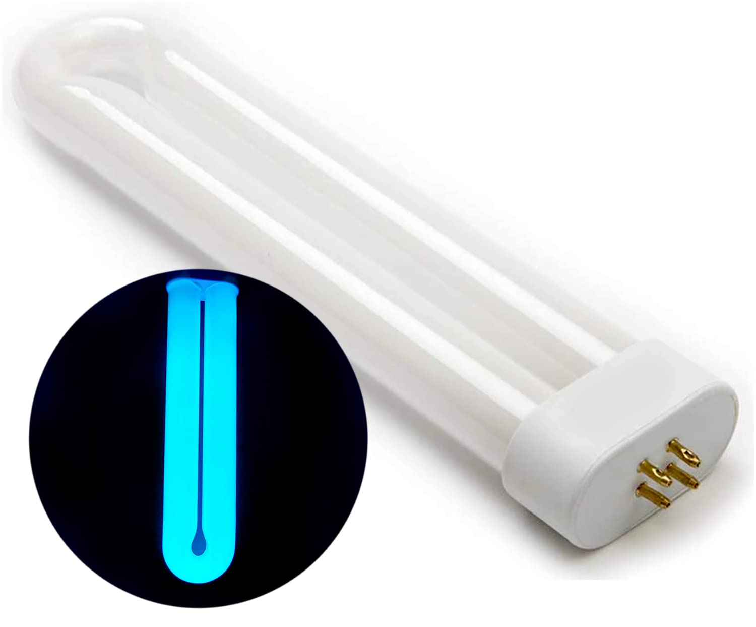 Diamondus Replacement for Hemiua Zap T6 Pro | 15W Replacent Bulbs, Black Light (2 Pack)
