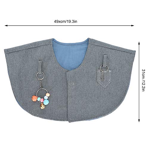 TOPINCN Parrots Shoulder Protector Anti-Scratch Shawl Parrots Pad Shawl Shoulder Cape for Training Parrots to Stand on Shoulder