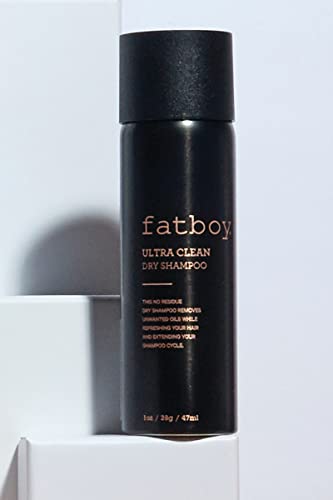 Fatboy Hair Ultra Clean Dry Shampoo, Oil Absorbing and Refreshing, Dry Hair, 1 Oz.