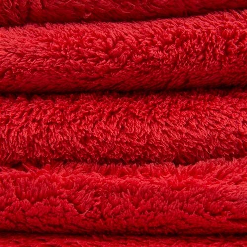 Chemical Guys MIC35103 Happy Ending Edgeless Microfiber Towel, Red (16 in. x 16 in.) (Pack of 3)
