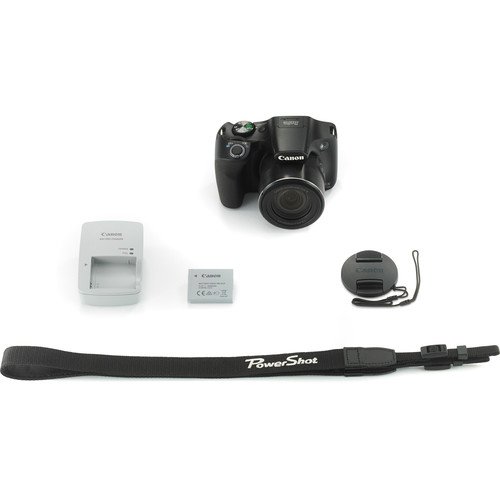 Canon Powershot SX530 HS Digital Camera Bundle Kit; Includes: Spare NB-6L Battery + 32GB SDHC Class 10 High Speed Memory Card + Camera Bag + Mini Tripod and Card Reader + More