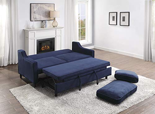 Lexicon Maston Convertible Studio Sofa Bed, Navy