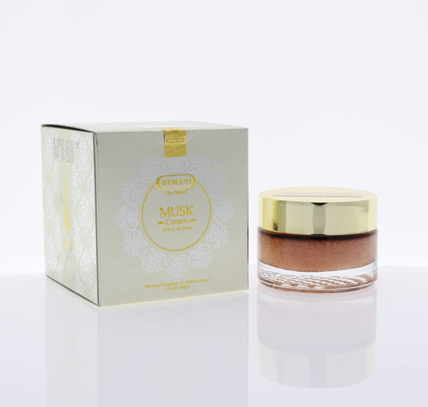 Hemani Perfume Cream Musk I Makhmaryia Makhmaria Cream I 30g I Natural Perfume Cream I Perfect for Everyday Wear I Lightweight & Moisturizing I Arabian Fragrance I Great as a Gift & for Home