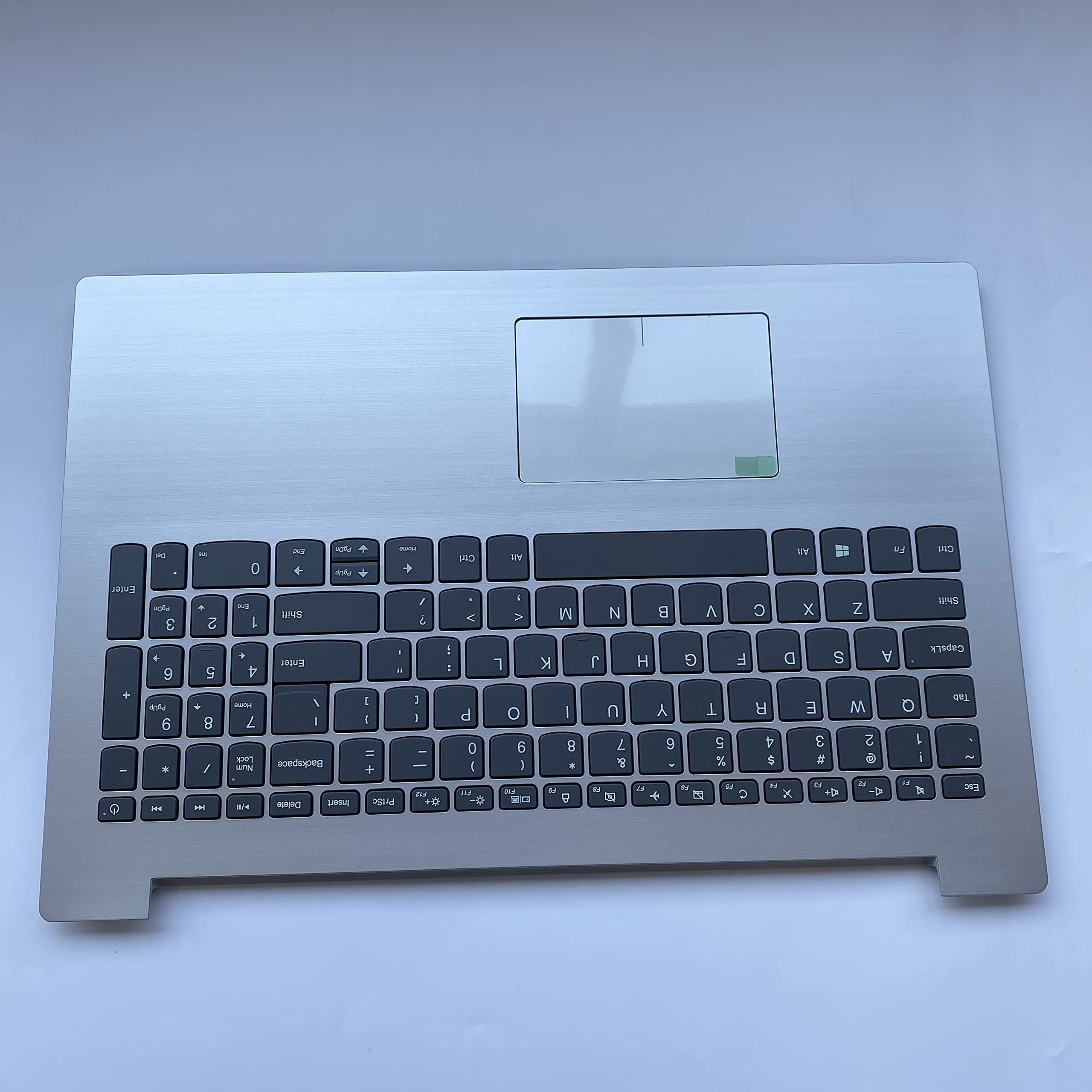 Replacement for Lenovo IdeaPad 320-15 320-15IKB 330-15AST 80xs0024us Laptop Upper Case Palmrest Keyboard Touchpad Assembly Part 5CB0N86311 SN20M63090 Top Cover Sliver