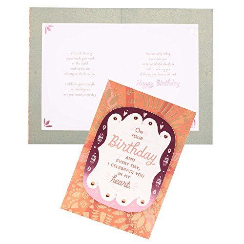 Hallmark Mahogany Birthday Card for Daughter (I Celebrate You)