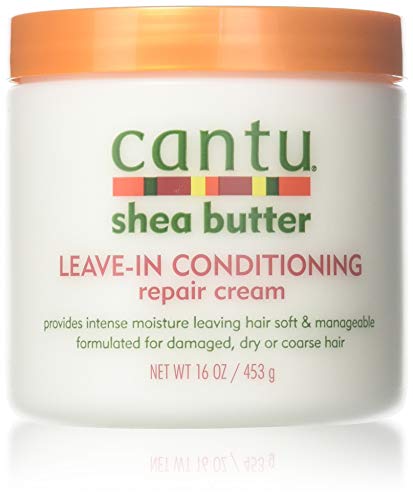 Cantu Shea Butter Leave-In Conditioner Repair Cream 16 Ounce (473ml) (3 Pack)
