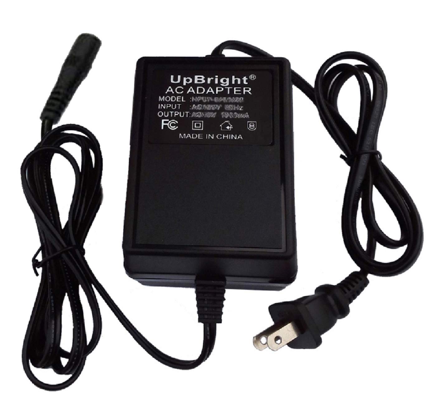 UpBright 12V AC Adapter Compatible with NFK-12 AZSID579 AZSID4077 Ikea APC542201 Work Lamp APC542201MR11 MR11 Finecom 66881F CHD 73Z5 Yongda YD-20C LR81343 66881F MAS-01201670A 12VAC 1.6A Power Supply
