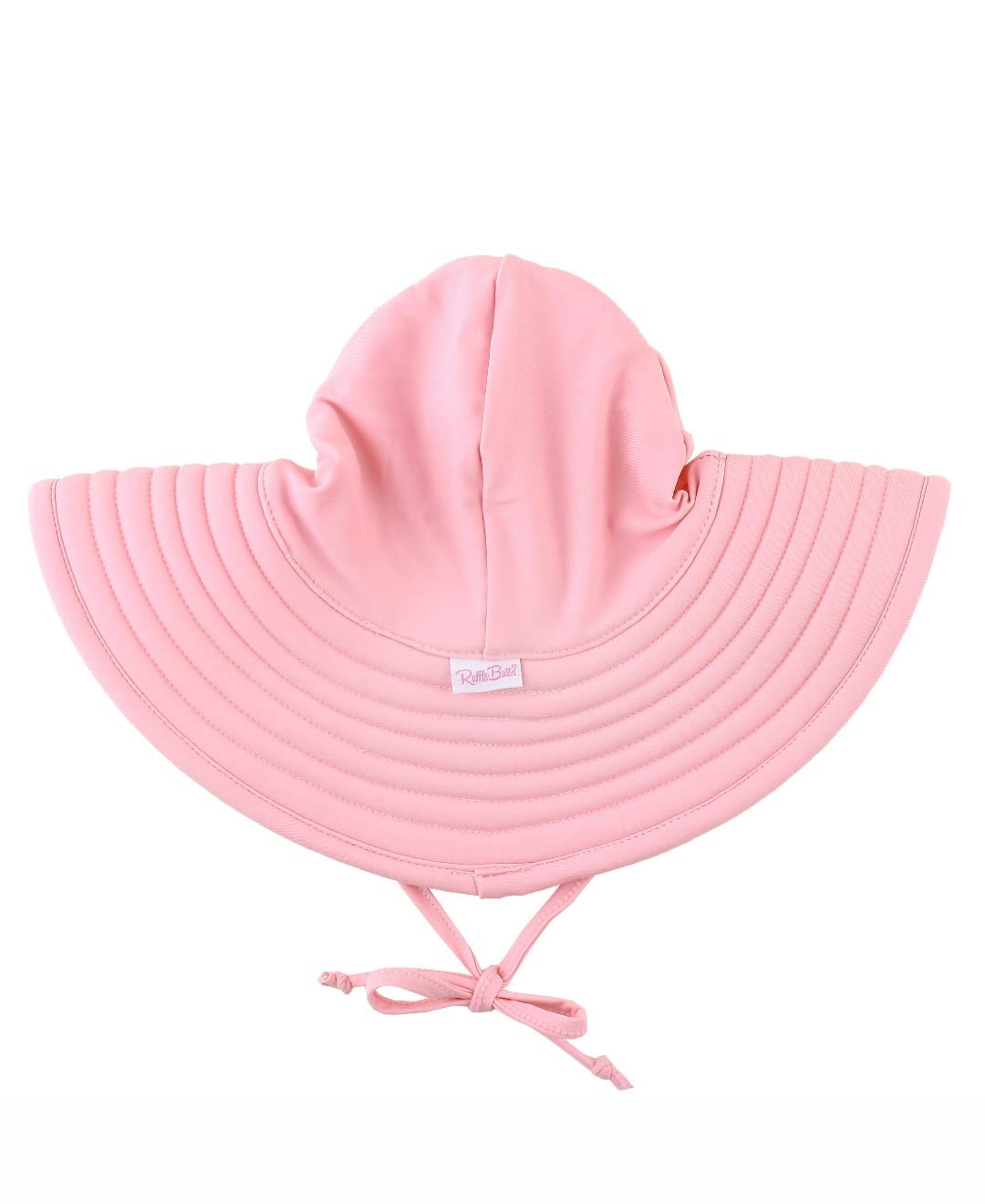 RuffleButts® Baby/Toddler Girls Pink Swim Hat - 0-12m