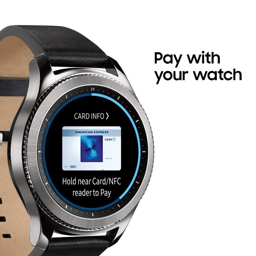 SAMSUNG Gear S3 Classic Smartwatch (Bluetooth), SM-R770NZSAXAR US Version with Warranty (Renewed)