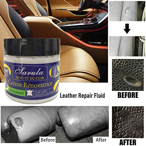 Leather Repair Cream,LtrottedJ Leather Repair Filler Compound For Leather Restoration Cracks Burns & Holes