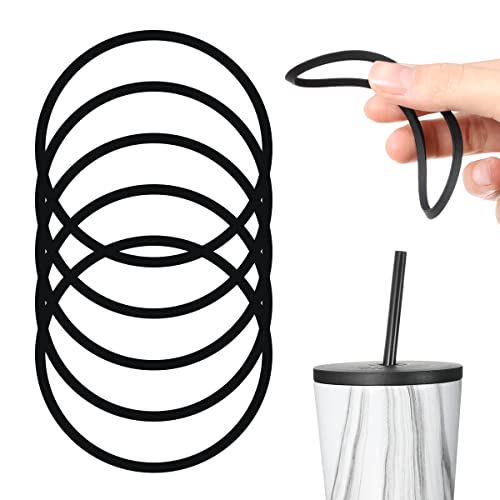 AIEVE Replacement Seals for Simple Modern Insulated Tumbler with Lid and Straw, 5 Pack Replacement Gasket for Simple Modern Tumbler