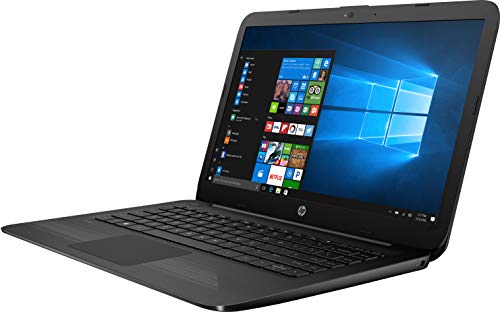 HP 14-ax040wm Laptop, Intel Celeron N3060, 1.6 GHz, 32 GB, Windows 10 Home 64 Bit, Black, 14"