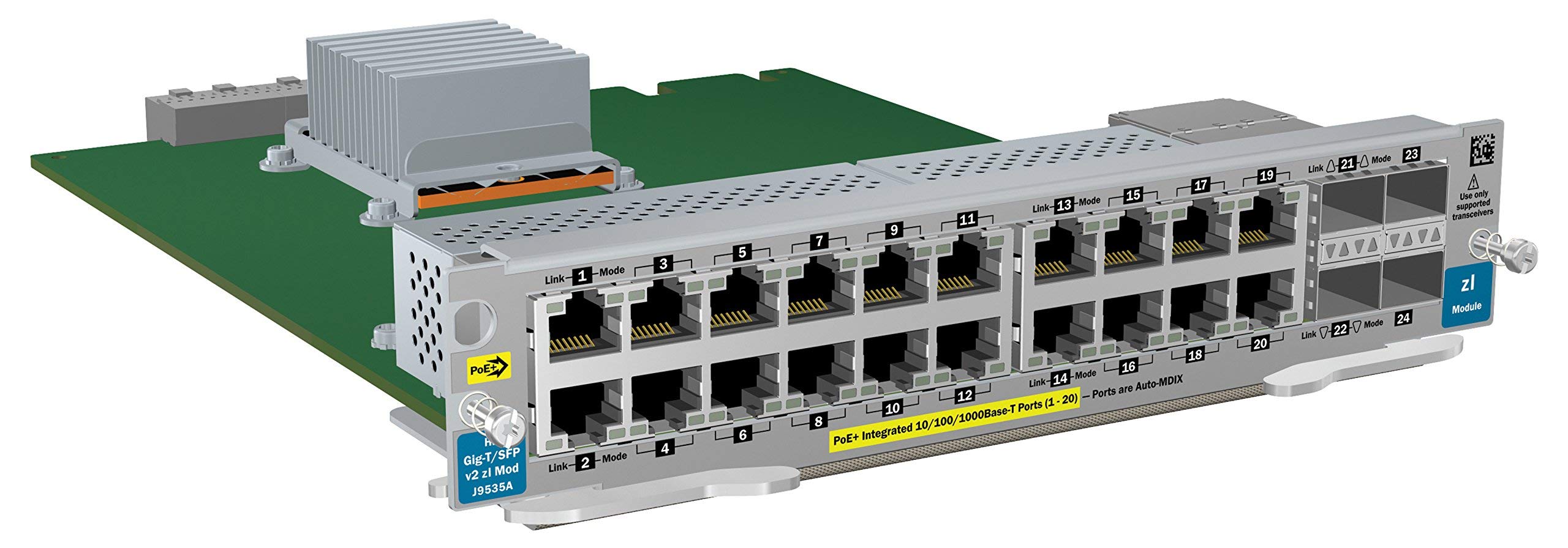 HP Networks J9535A 24-Port ZL Module (Renewed)