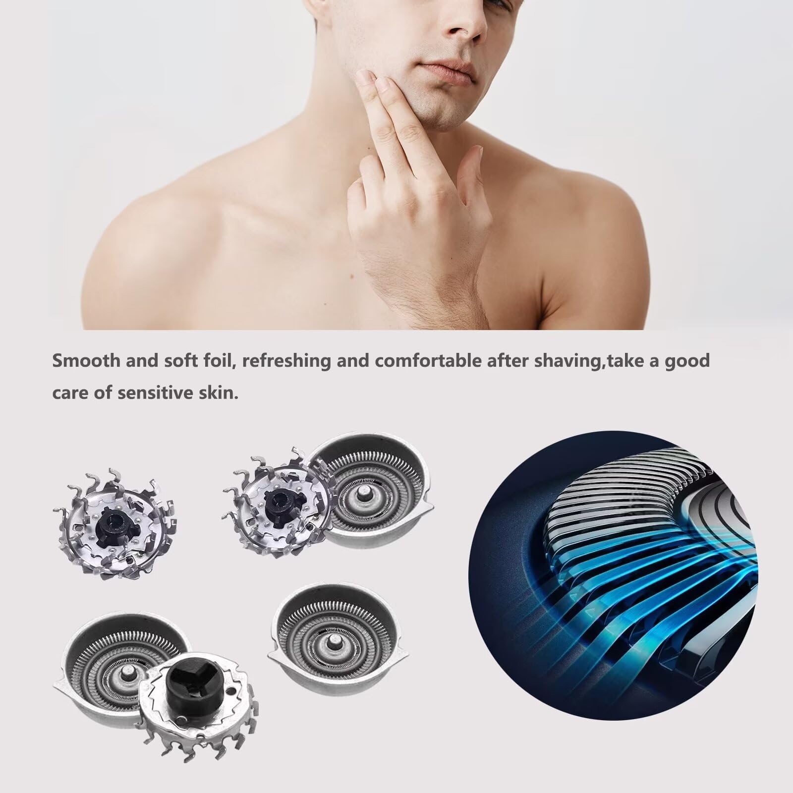 Jupitorz Shaver Replacement Head For philips Norelco HQ9 8240 8250 8260 XL AT 880