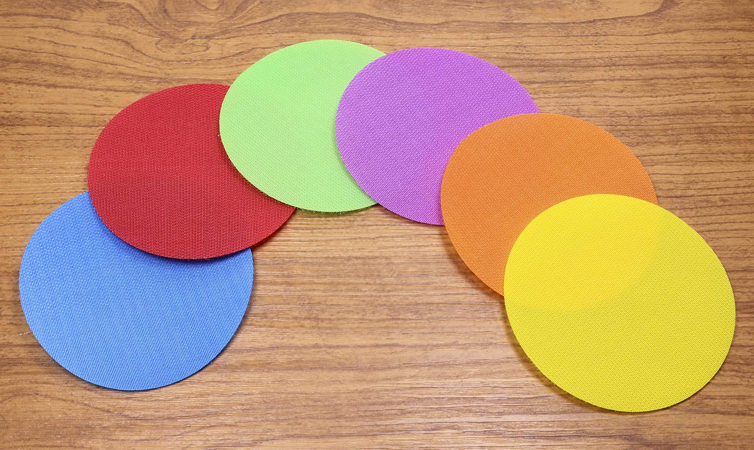 PENTA ANGEL Spot Markers 24Pcs Round Floor Spots Carpet Mark Circles Sitting Dots for Teachers Classroom Preschool Kindergarten Elementary for Training and Drills, 4 Inch