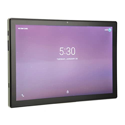4G Call Tablet, 100โ240V 10in Tablet 8 Core CPU 6G 256G Green for Travel (US Plug)
