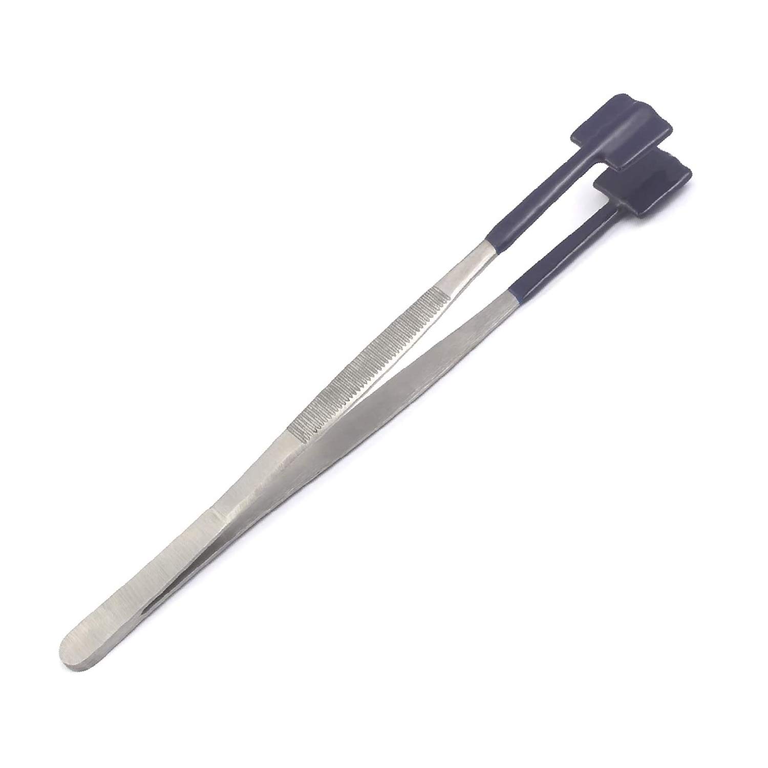 DDP PVC COATED TWEEZERS SPECIALTY FORCEPS FLAT TIPS SAFE RUBBER NON MARRING HOLDING