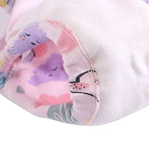 Orinery Unisex Cotton Reusable Potty Training Underwear Breathable Toddler Boys and Girls Pee Training Underpants Waterproof Training Pants 6-Pack (XT-G, 1-2T)