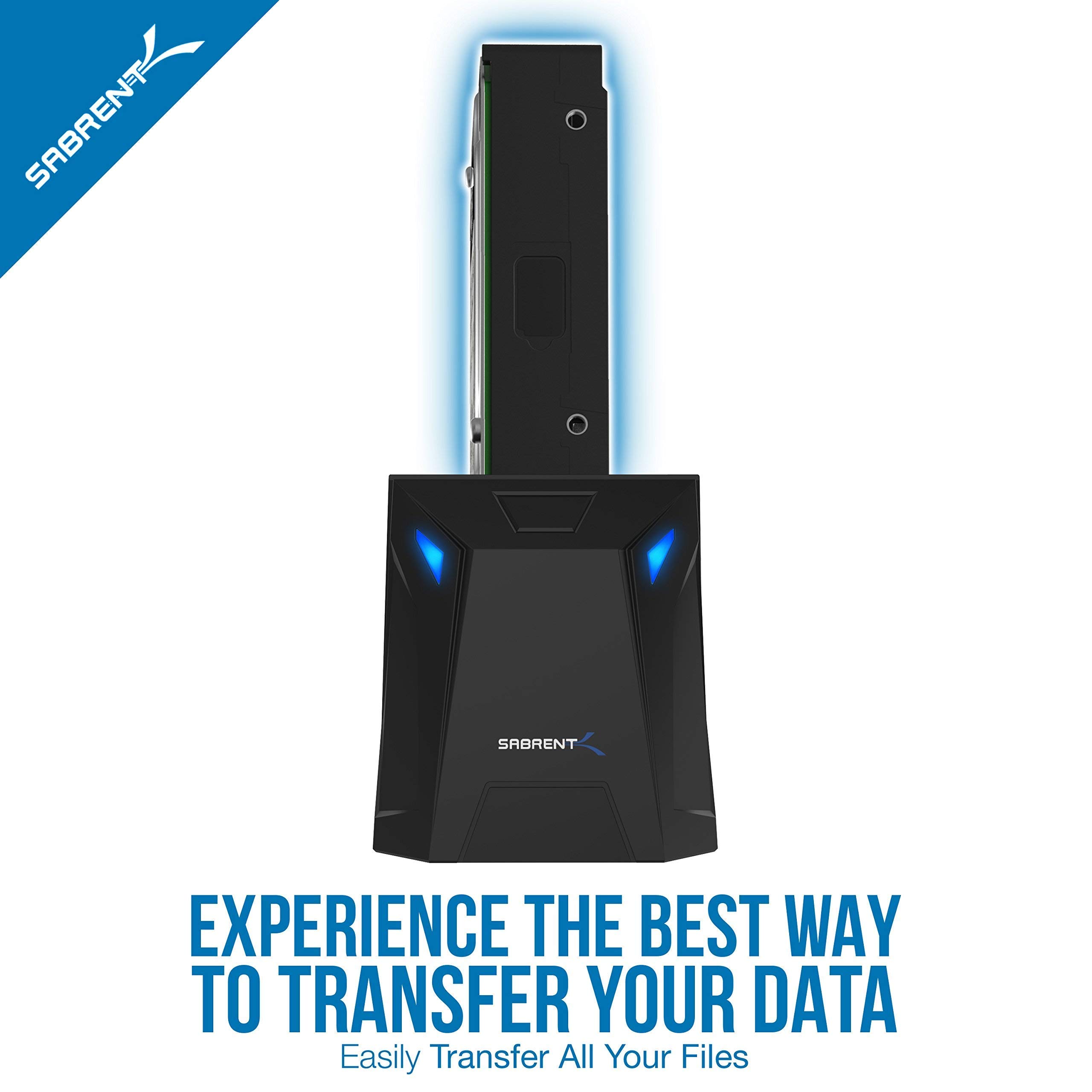Sabrent USB 3.0 to SATA External Hard Drive Docking Station + 22AWG 10 Feet USB 3.0 Extension Cable