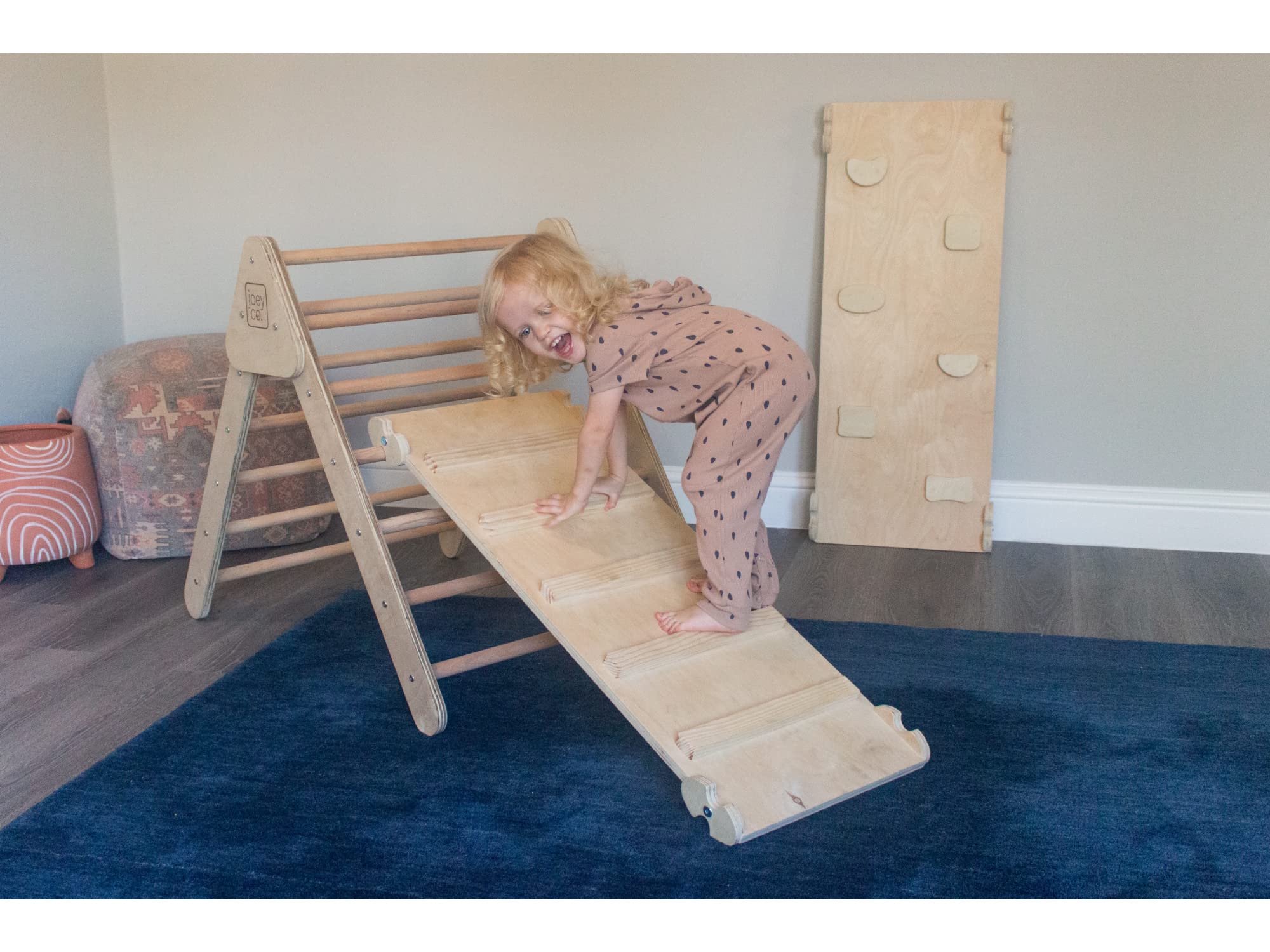 Joey CO. Montessori Climbing Triangle, Montessori Style Indoor Play Gym for Children, CPSIA Tested Waldorf Triangle for Toddlers and Kids