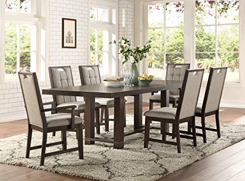 Lexicon Lorenzino 7-Piece Dining Set, Dark Oak