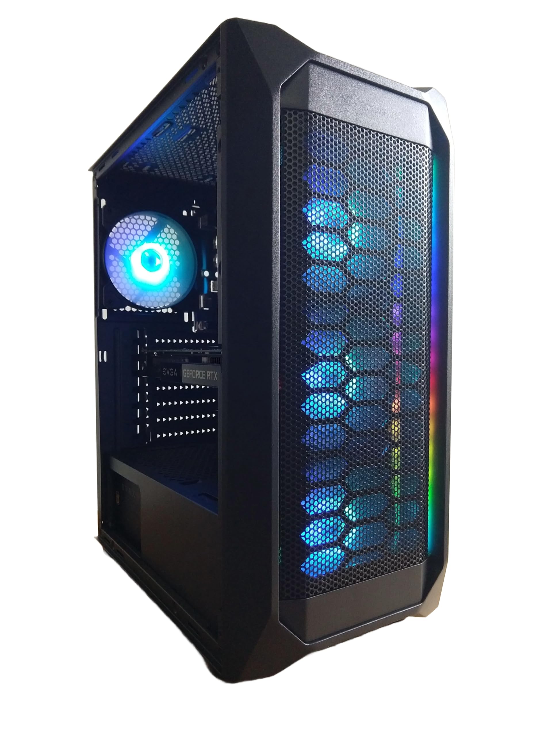 Centaurus Helios 3 Gaming PC, Intel i7 12700K, GeForce RTX 4060, 32GB RAM, 1TB NVMe SSD, Windows 11 PRO, AC WiFi. Fast Desktop Computer for Gamers and Professional apps, VR Ready, RGB, Glass Window!
