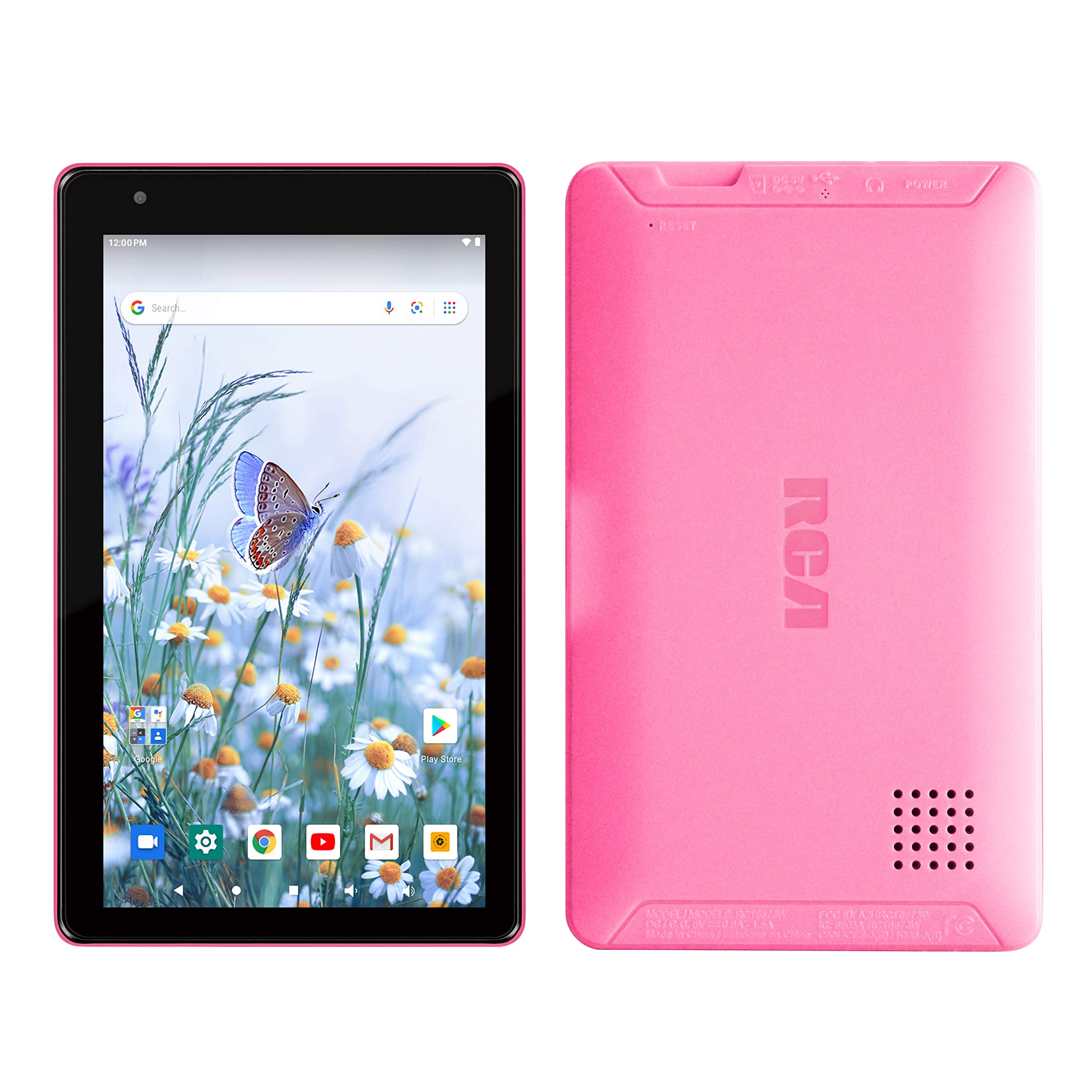 RCA Voyager Pro+ [RCT6876Q22K00] 7 Inches 2GB RAM 16GB Storage with Keyboard Case Tablet Android 10 (Go Edition) (Pink)