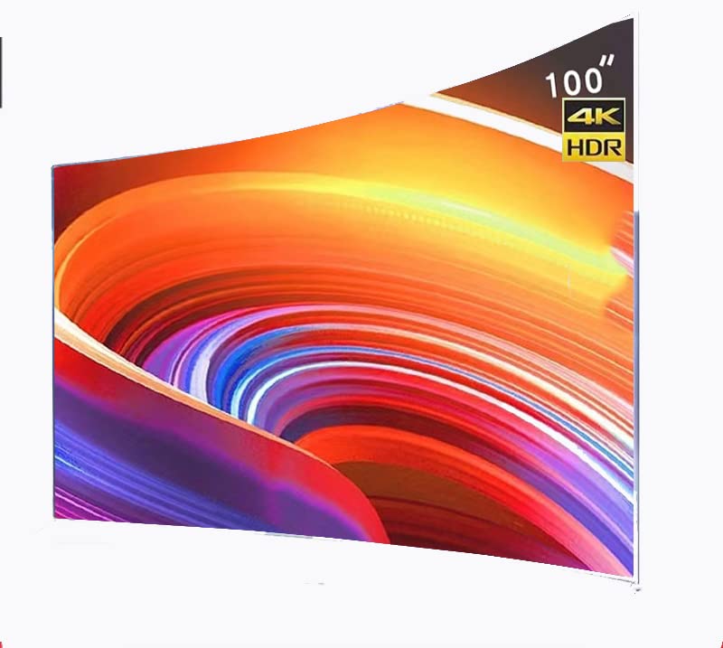 4k Black High-Definition Curved Surface 80 Inch LCD TV 50 Inch Network Voice Intelligent Maximum Resolution 3840 * 2160