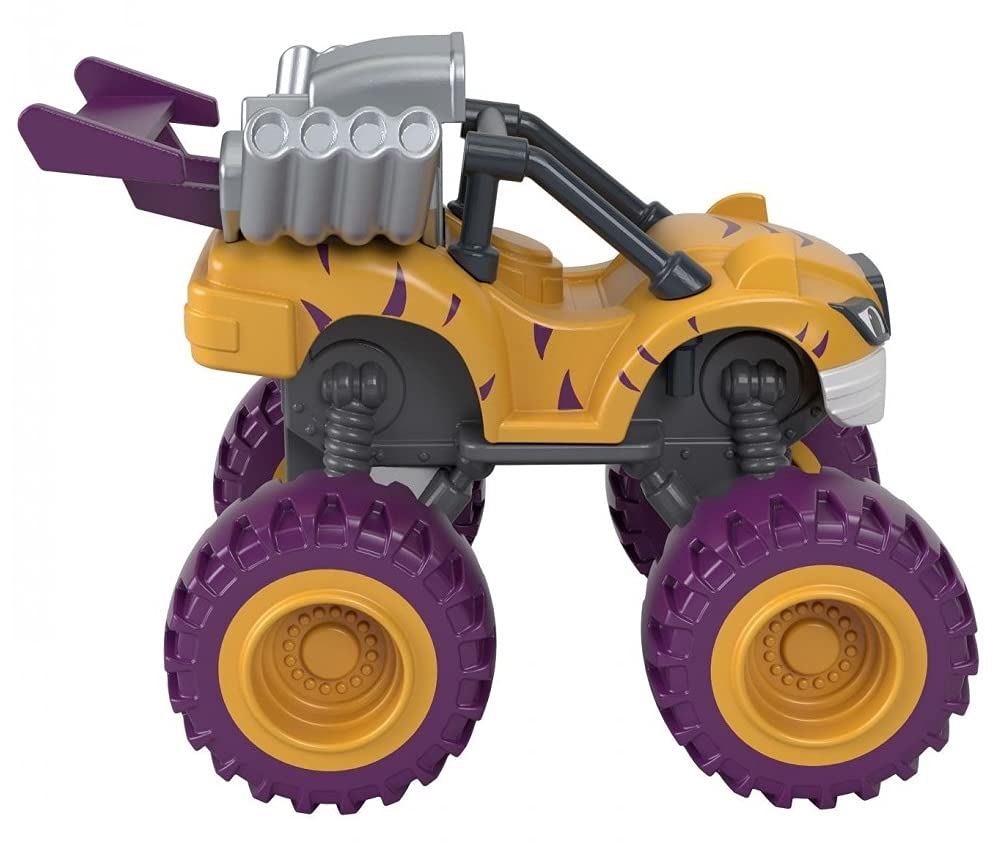 Blaze and The Monster Machines GWX79 Metal Vehicle Monster Engine Stripes Die-Cast New