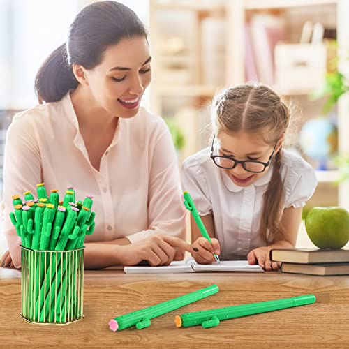 Keazexi- Cactus Shaped Roller Pens, Cactus Gel Ink Pens, Writing Pens,For School Home Office Stationery Store Kids Girls Gift.(30 Pieces)