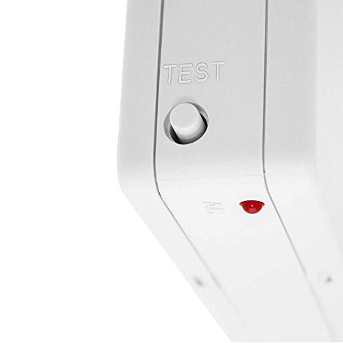 LFI Lights | Green Exit Sign | All LED | White Thermoplastic Housing | Hardwired with Battery Backup | Optional Double Face and Knock Out Arrows Included | UL Listed | (2 Pack) | LED-G