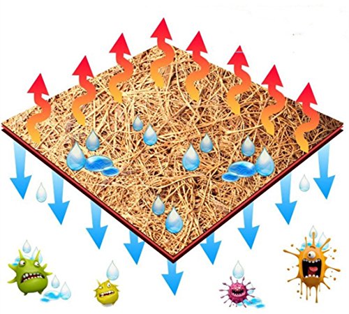 Hamiledyi 2Pcs Reptile Carpet Natural Coconut Fiber Carpet Mat for Pet Terrarium Liner Reptile Supplies for Lizard Snake Chamelon Turtle Bedding Bunny Rabbit Mat