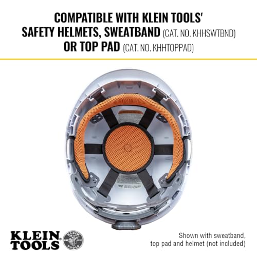 Klein Tools CLMBRSPN Safety Helmet Suspension, Replacement Part for Klein Tools Safety Helmets with Ratchet Knob and Pivot Adjustment
