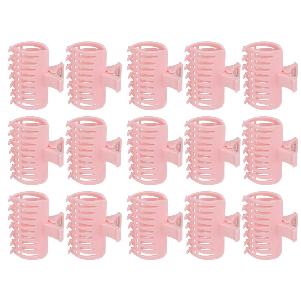 Sonew Hot Roller Clips, Hair Curler Clip Hair Roller Claw Clips Fixing Clamp Holding Section Claw Hairdressing Tool -15Pcs/Set ()