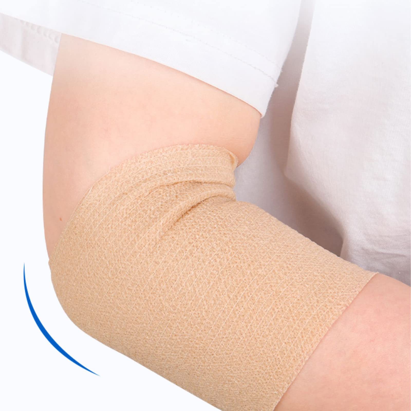 24 Pack Breathable Self Adherent Wrap, Athletic Elastic Non Woven Cohesive Bandage β for Sports, First Aid Medical, Wrist, Ankle Sprains, Swelling and Vet Wrap 2 Inch 5 Yards (Rainbow Color).