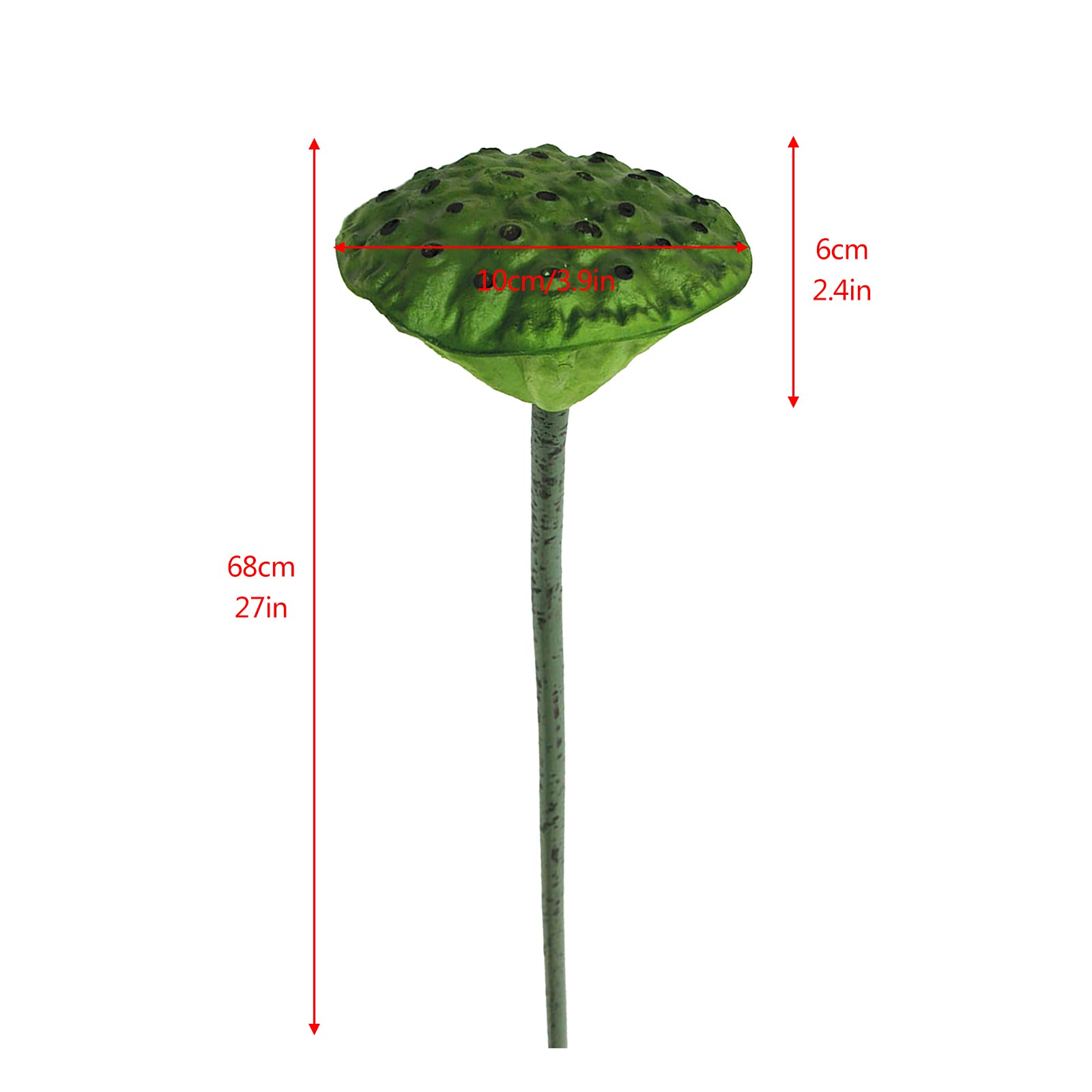 BHSHUXI 8 pcs Lotus Decorative Simulated Artificial Lotus Flower Artificial Floating Lotus Flower Foam Pond Decoration Plants Artificial Lotus Bud Bouquet Bunch for Garden Pool Fish Tank Decor