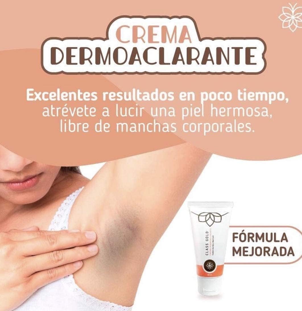Class Gold Cosmetics Dermoaclarante Crema Body Cream, Natural Skin Cream with Vitamin E