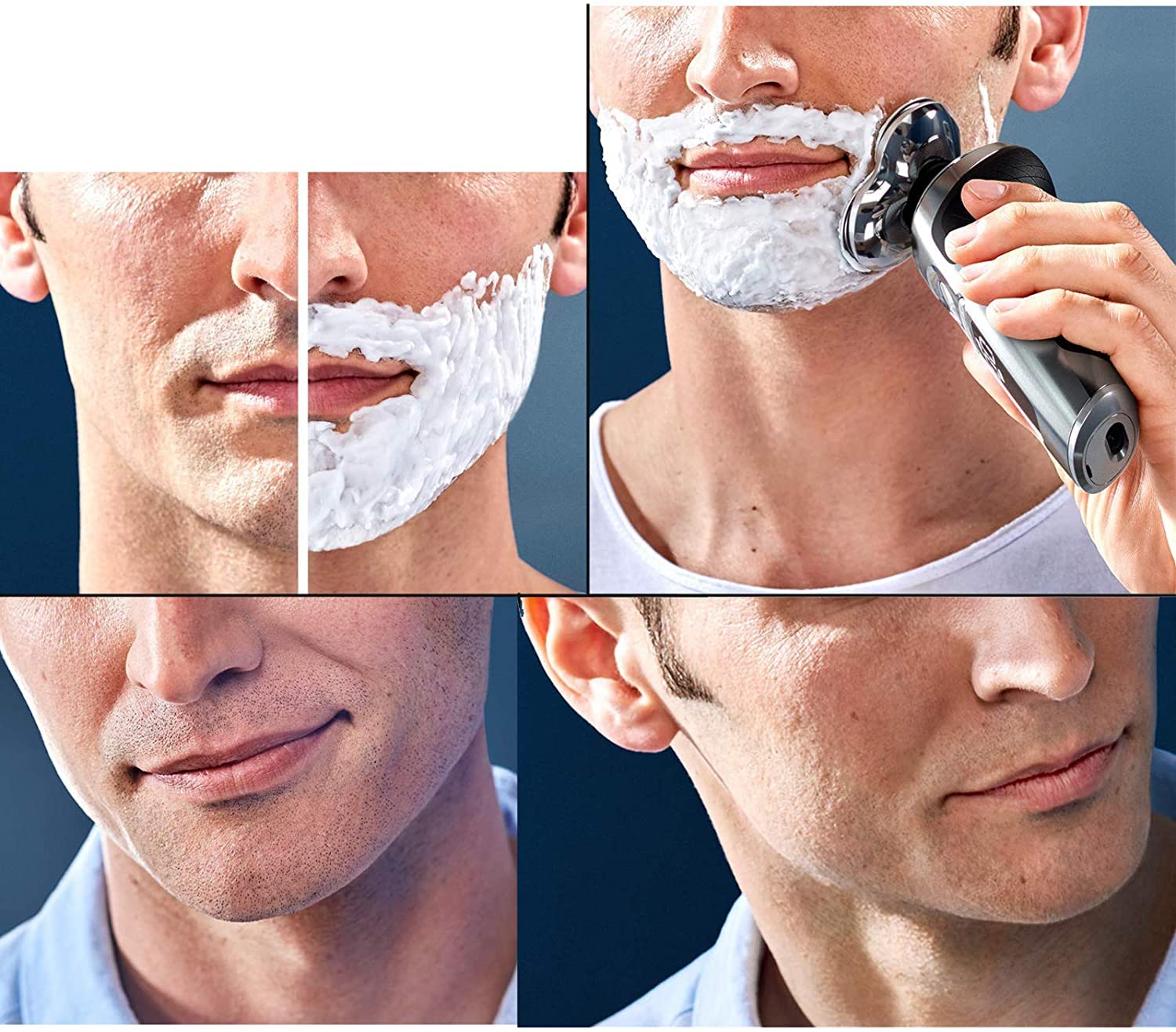 Phillips Norelco Replacement Shaver Head SH98/72 for S9000 Prestige - SP9800 Series; SP9820 & SP9860 Shavers - Double Ended Shaver Brush - HeroFiber Gentle Cleaning Cloth
