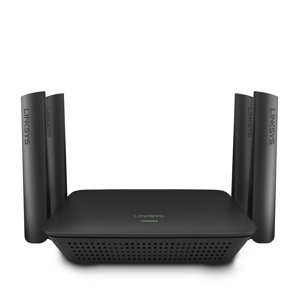 Linksys RE9000 AC3000 Max-Stream Tri-Band Wi-Fi Range Extender, Black (Renewed)