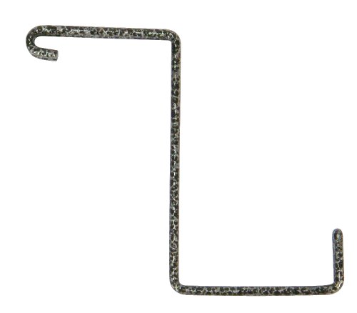 HyLoft 00625 45-Inch by 45-Inch Overhead Storage System, Ceiling Mount Garage Organization Rack, Hammertone & 00682 Add-On Storage Hook Accessory for Model 625 and 651, Hammertone, 4-Pack