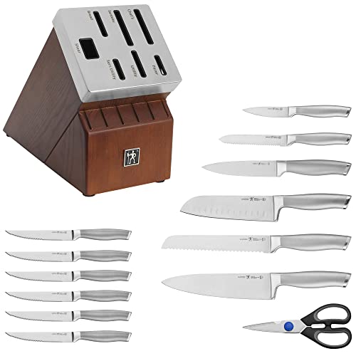 HENCKELS Modernist Razor-Sharp 14-Piece Self-Sharpening Knife Set, Chef Knife, Paring Knife, Bread Knife, Steak Knife, German Engineered Informed by 100+ Years of Mastery