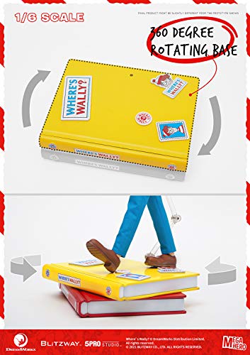 Blitzway - Where's Waldo? - Waldo 1/6th Scale Action Figure, 5Pro Studio MEGAHERO Series