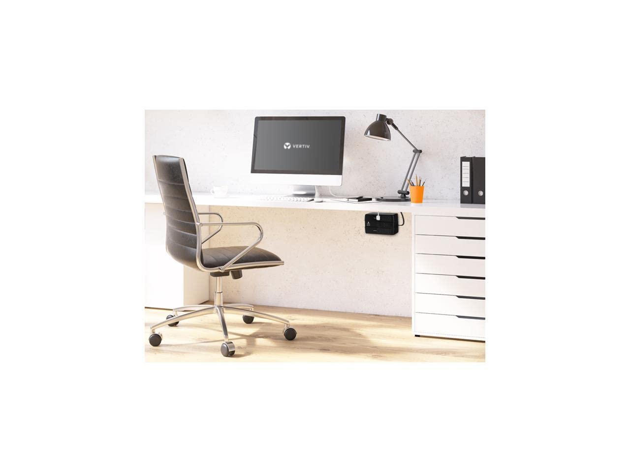 Vertiv Liebert PST5 UPS - 350VA 200W 120V Standby Power, 8 Outlets, Battery Backup with Surge Protection, Energy Star Certified, 3 Year Warranty, Free Software for Controlled Shutdown (PST5-350MT120)