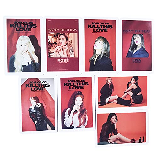 KPOPBP Kpop 54pcs Black Pink LOMO Cards Merchandise Kill This Love Photocard Set Gifts for BLINK Daughter