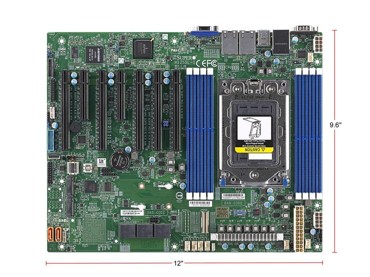 SUPERMICRO MBD-H12SSL-I-O ATX Server Motherboard AMD EPYC™ 7003/7002 Series Processor