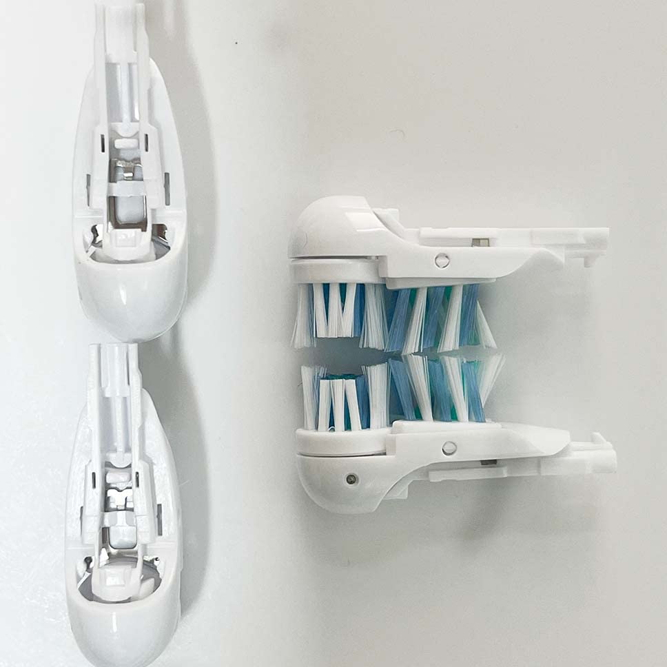 4Pcs Sensitive Replacement Toothbrush Heads, fit for Oral-B 4732 3733 4733, Crisscross Bristles and Rotating Powerhead