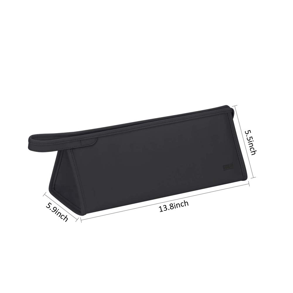 BUBM Travel Storage Bag Compatible with Dyson Airwrap Styler, Shark Flexstyle Air Styling & Drying System, Portable Carrying Case Organizer for Airwrap Styler and Attachments,Black