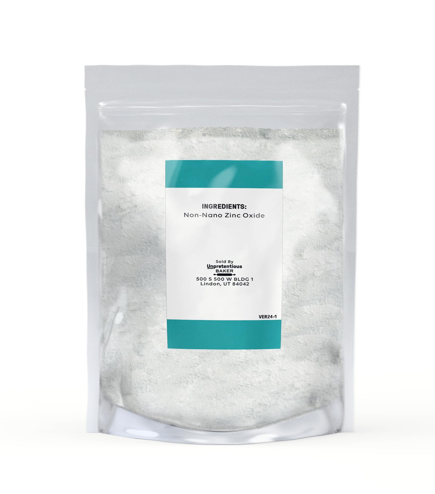 Unpretentious Non-Nano Zinc Oxide, Pure & Uncoated, Convenient Resealable Bag for Storage (1 Pound)